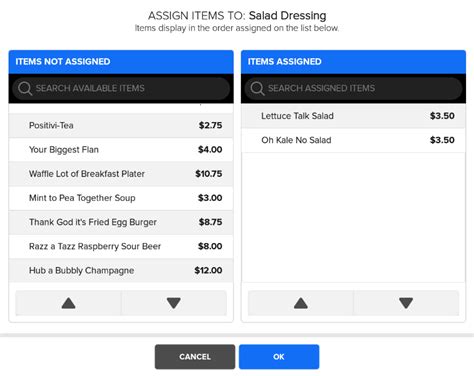Create Or Edit Modifier Sets On SkyTab POS Shift Knowledge
