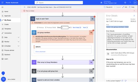 Coe Starter Kit Bug Sync Helper Get Security Role Users Deleted Groups · Issue 5242