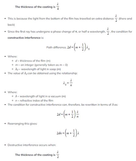 IB DP Physics HL复习笔记9 3 5 Thin Film Interference 翰林国际教育