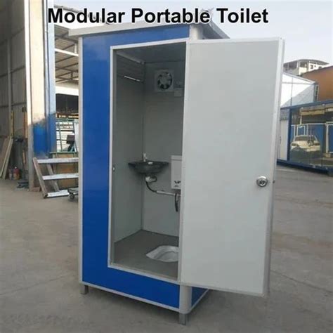 Steel Rectangular Modular Portable Toilet At ₹ 55000piece In Ranchi