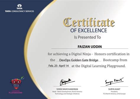 Faizan Uddin On Linkedin Tcs Tcsion Devops Devopsengineer Digitallearning Bootcamp
