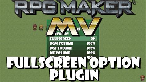 Option RPG Maker MZ Plugins