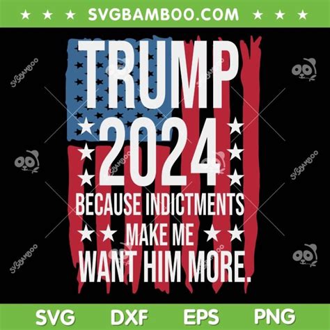 Trump 2024 American Flag Svg