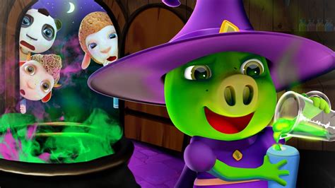 돼지 마녀가 물약을 양조하고 있습니다 어린이 만화 어린이를 위한 만화 Youtube