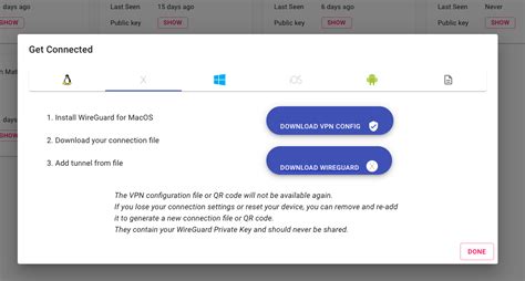 configuring wireguard vpn with wg access server denbeke