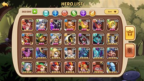 Team Selection R Idleheroes