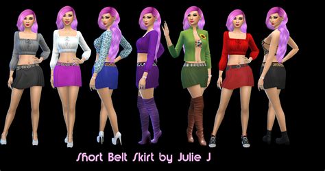 Julie Js 18 Cc Freeandpatreon Free New Flutter Upskirt Dress