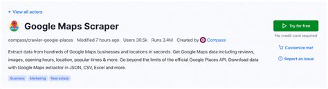 How to scrape Google Maps data