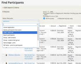 civievent sending email to participants of an inactive event