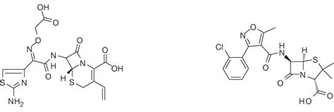 Chemical Structures Of A Cefixime And B Cloxacillin Download Scientific Diagram