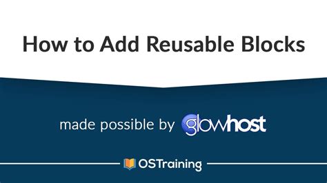 Wordpress And Gutenberg 14 How To Add Reusable Blocks In Gutenberg Youtube