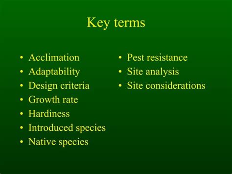 Isa Tree Selection Ppt