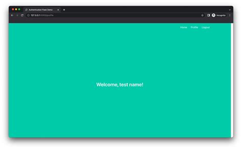 Github Malcolmrichardsonauthentication Flask Demo Web Application To Practicedemonstrate