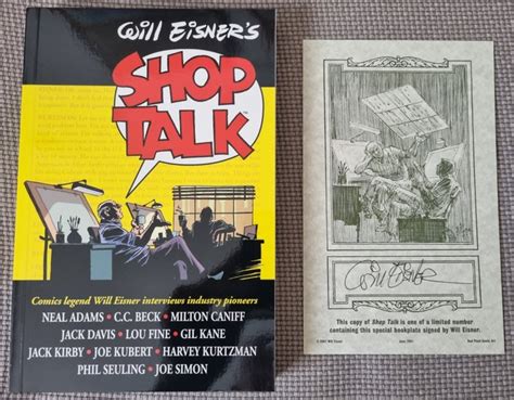 Various Will Eisner Will Eisners Shop Talk Signed Catawiki