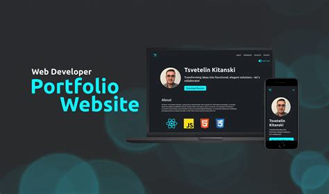 Web Developer Portfolio Website On Behance