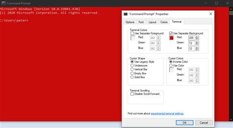 C Is There An Option In Visual Studio That Sets Console Background Color For Each Run