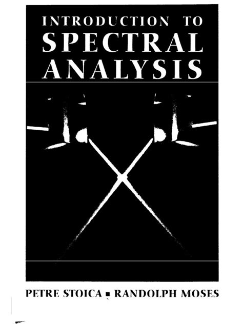 Introduction To Spectral Analysis Pdf