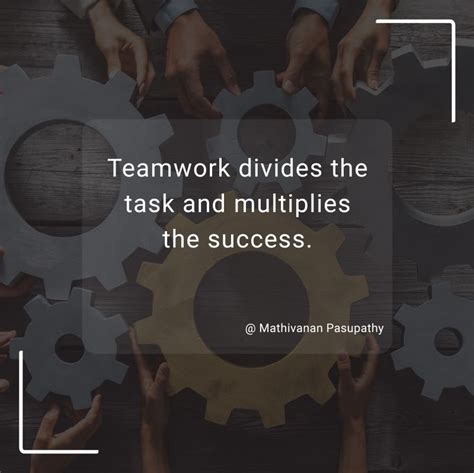 Mathivanan Pasupathy On Linkedin Teamwork Collaboration Success