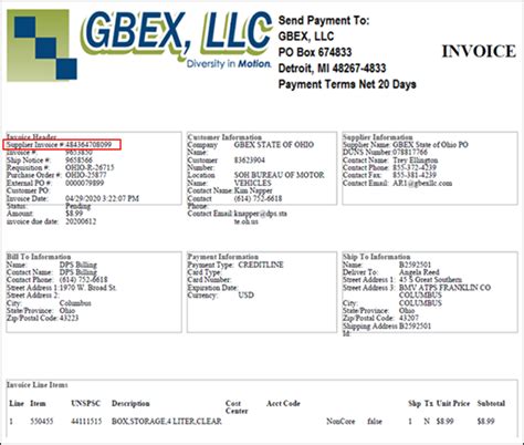 Determining Invoice Number