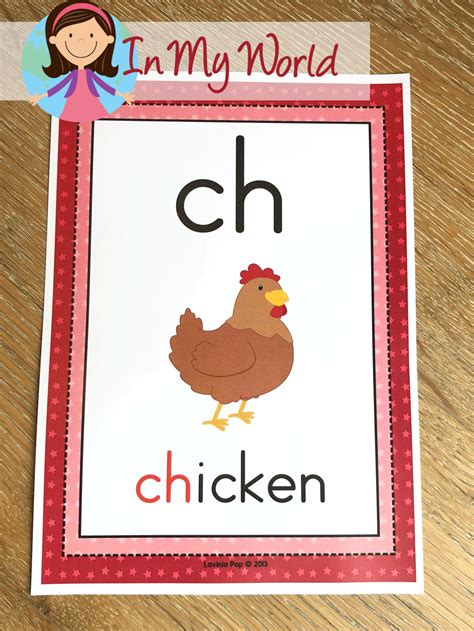 Free Ch Digraph Printable Activities Worksheets In My World