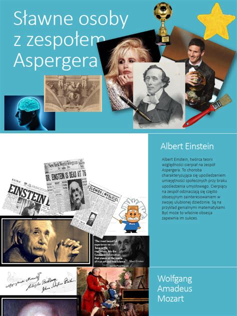 Prezentacja Sławne Osoby Z Autyzmem Pdf