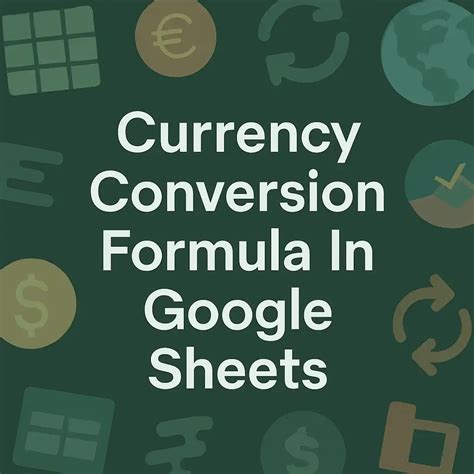 Currency Conversion Formula In Google Sheets Examples Excel Insider