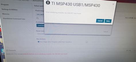 Msp Fet Msp Fetmsp Fet Does Not Work Msp Low Power Microcontroller Forum Msp Low Power