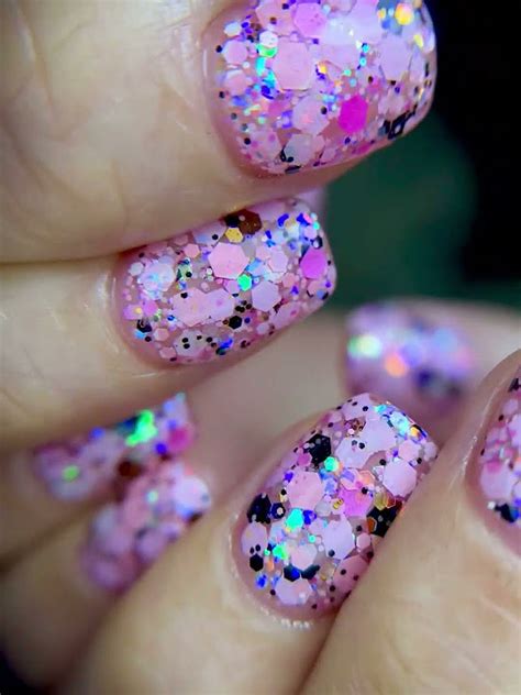 글리터네일 블링블링 핑크네일 Gelnails Nail Nailart Nailist 네일아트네일 Youtube