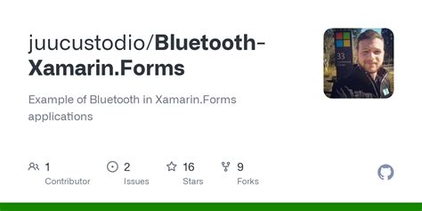 GitHub Juucustodio Bluetooth Xamarin Forms Example Of Bluetooth In Xamarin Forms Applications