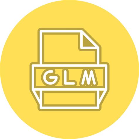 Glm File Format Icon 15824117 Vector Art At Vecteezy