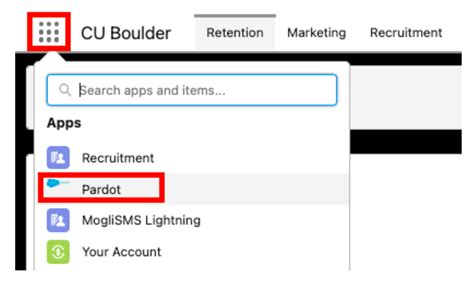 How To Access Pardot University Of Colorado
