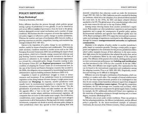 Pdf Policy Diffusion