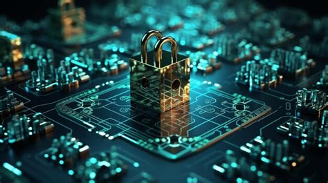 Premium Photo Visualization Of Data Encryption Hardware Wallpaper