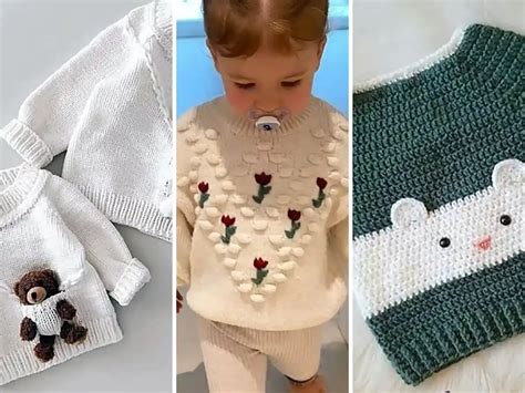 بافت بچه گانه بهترین مدل‌های بلوز بافت بچه‌گانه دخترانه