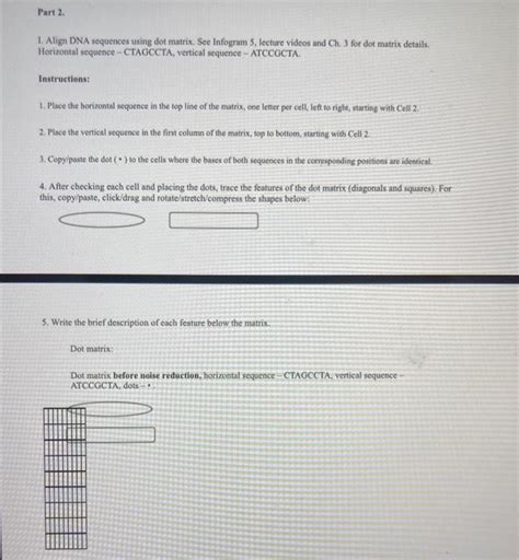Solved What Is A Matrix It Is A Grid Align Using Dot