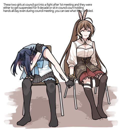 Nanashi Mumei Ouro Kronii Nanashi Mumei And Ouro Kronii Hololive And More Drawn By Clipe