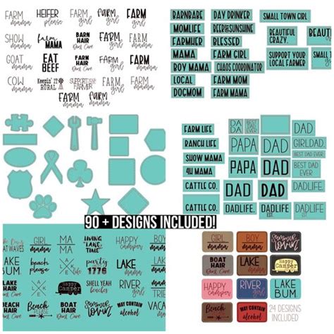 Rectangle Hat Patch Svg Bundle Etsy