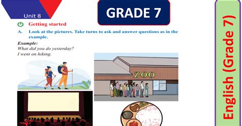 Class 7 Unit 8 Part I