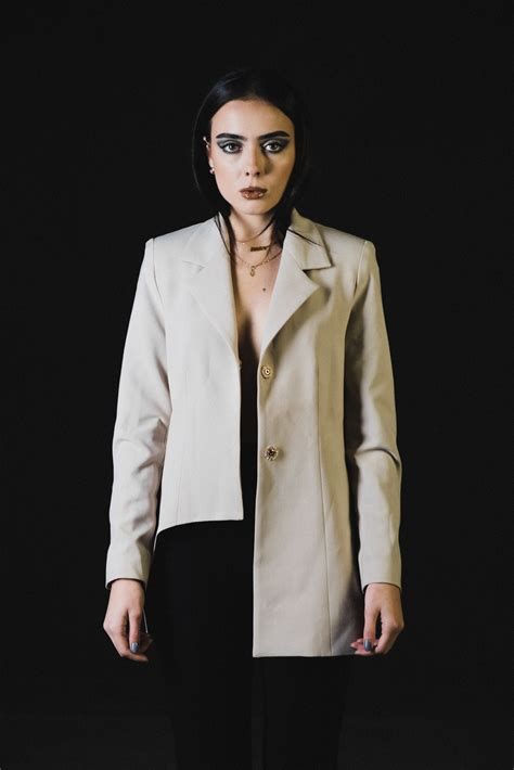 Asymmetrical Blazer Grgnbg