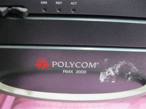 Polycom Rmx 2000 Advanced Tca C10 001 Rtm Ip Mpmx S S2602 Y1 Ebay