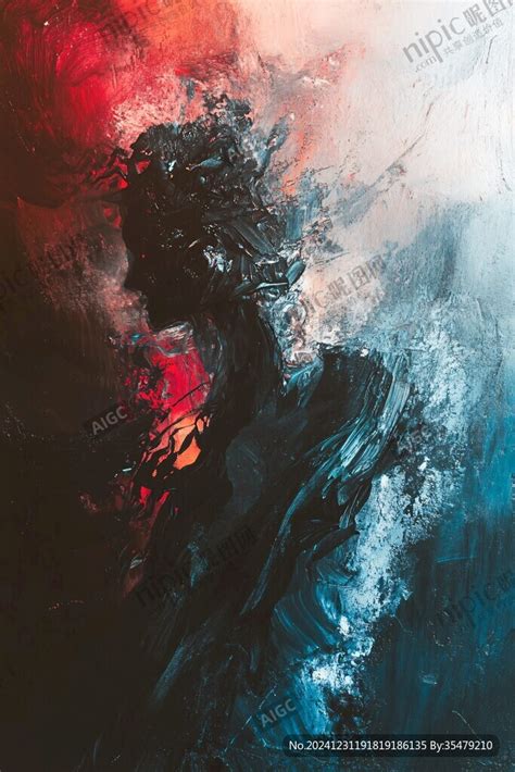 Ai创作图极简风格流彩抽象画 抽象炫彩 融合流动红蓝油漆背景 抽象纹理梦幻唯美高级 创意酷炫特效晕染印刷 高清大图色彩抽象 装饰画流彩抽象 炫酷冷暖色晕染 炫彩抽象 极简风格流彩画 抽象绚丽