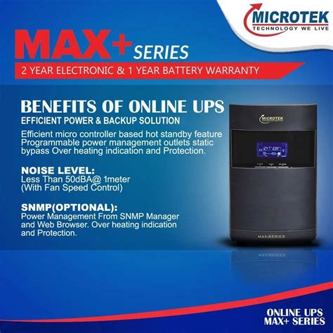 Max 1kva Iso Trx Microtek Online Ups At ₹ 120000 Piece Microtek Online Ups Jaipur In Jaipur