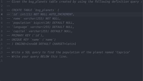 Solved 1 Write A Sql Query To Find The Population Of The
