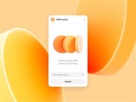 Cms Export — Framer Marketplace