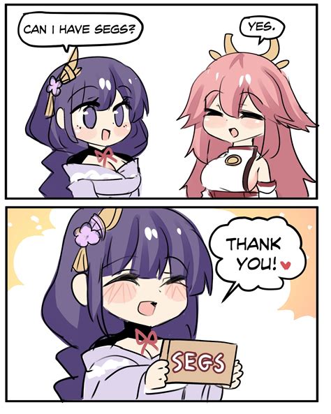 Raiden Shogun And Yae Miko Genshin Impact Drawn By Hinghoi Danbooru