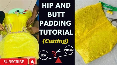 How To Add Hip And Butt Padding To Dress Hip And Butt Padding Cutting