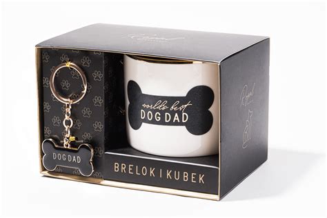 Brelok I Kubek, Royal Dog Dad, Czarny 250 ml, Be happy, czarny - Be ...