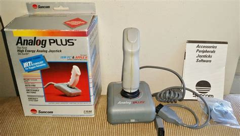 Suncom Analog Plus Joystick Controller For Ibm Pc And Apple Ii Joystick