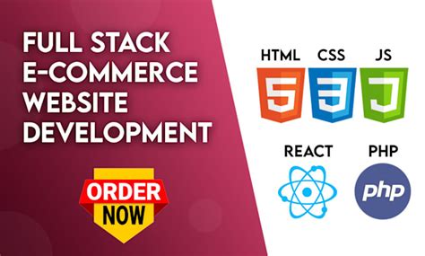 Do Full Stack Responsive Ecommerce Website Design And Development By Adaclark0 Fiverr