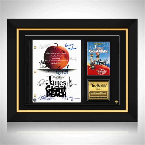 James And The Giant Peach Script Limited Signature Edition Custom Frame